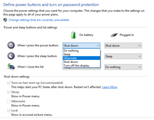 How to Enable or Disable Hibernate in Windows 10