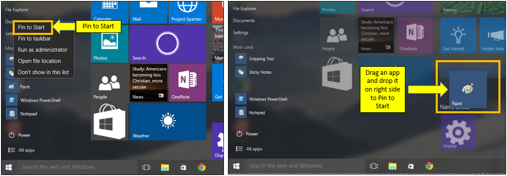 Windows 10 Tutorials 76 - How to Pin to Start and Unpin from Start
