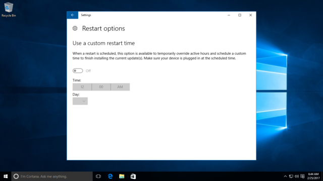 Windows 10 Tutorial: Set A Custom Restart Time - WindowsChimp