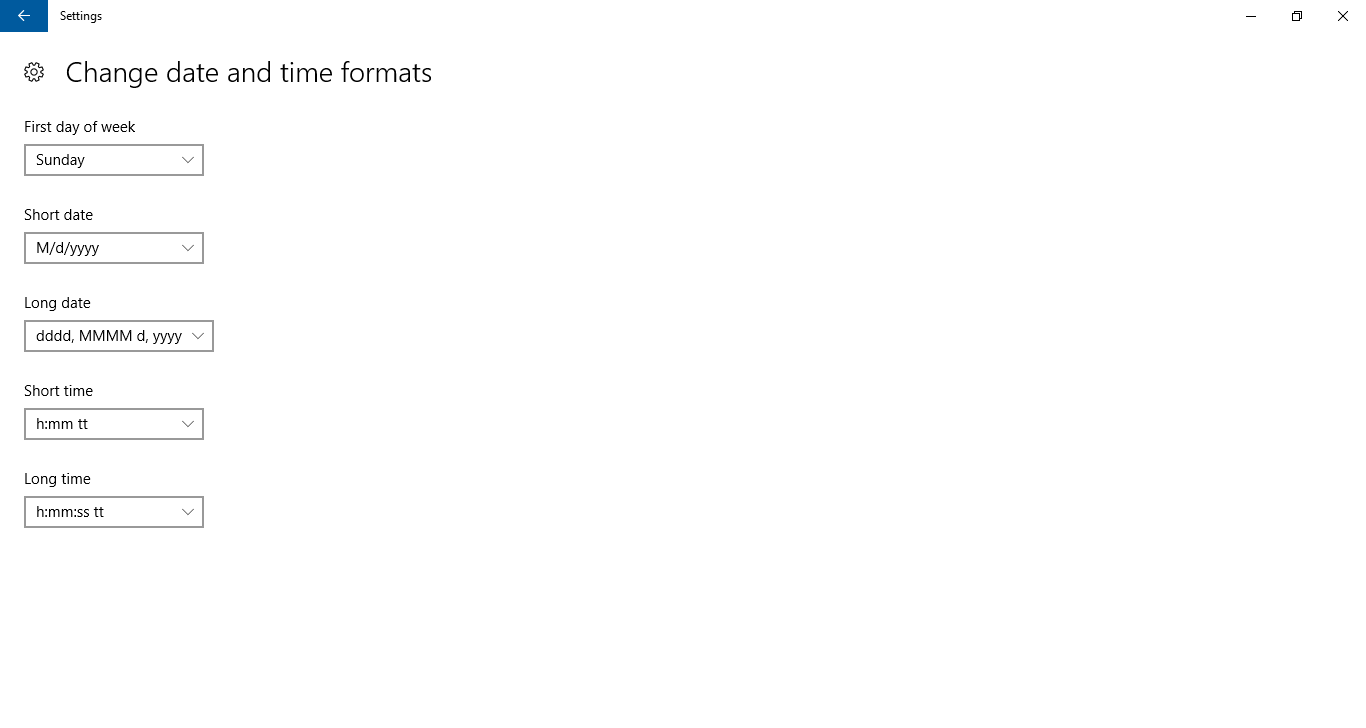 Change Date And Time Formats In Windows Tutorials Hot Picture