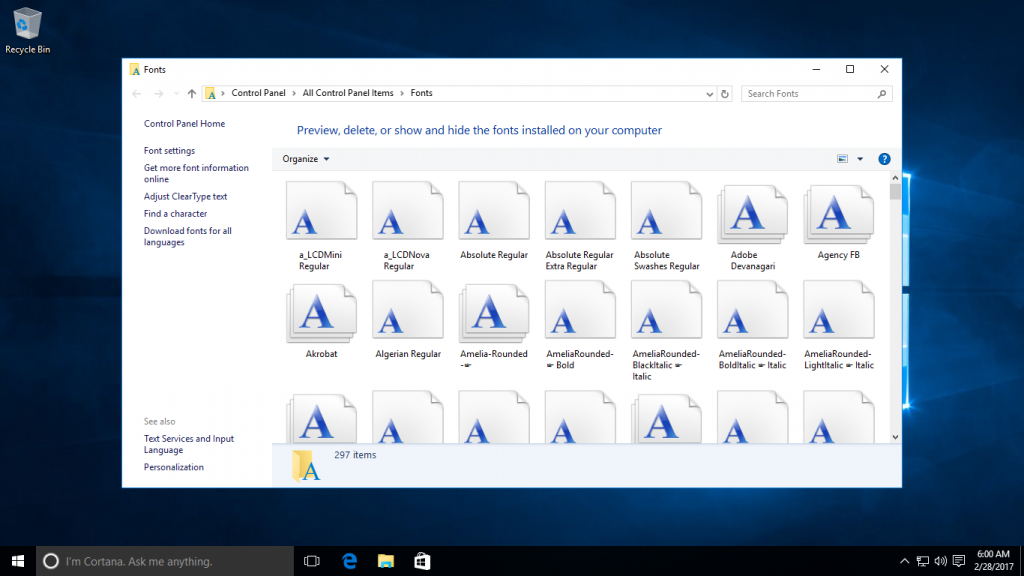 Windows 10 Tutorial: Change The Default Font - WindowsChimp