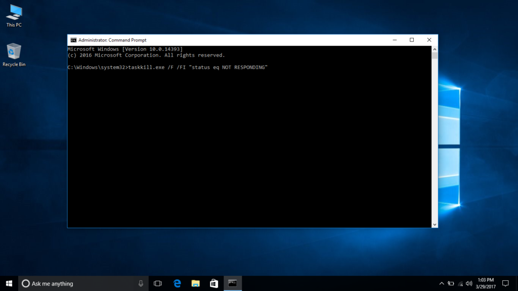Windows 10 Tutorial: Kill All Not Responding Tasks - WindowsChimp