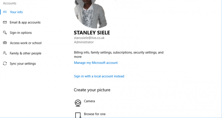 How to Remove Microsoft Account from Windows 10