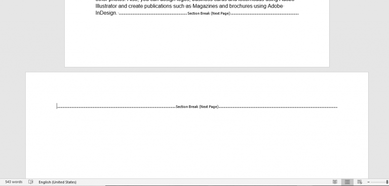 How to Make One Page Landscape in Microsoft Word?