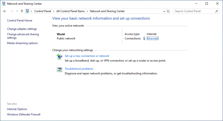 Change network from Public to Private in Windows 10 - WindowsChimp