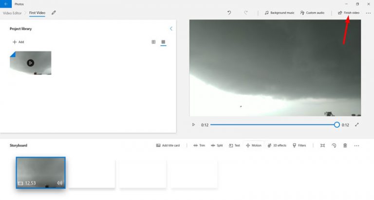How To Trim Videos in Windows 10