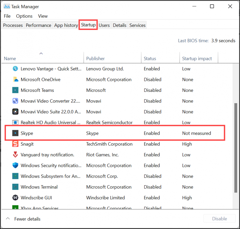 How to Disable Skype on Windows 11? - WindowsChimp