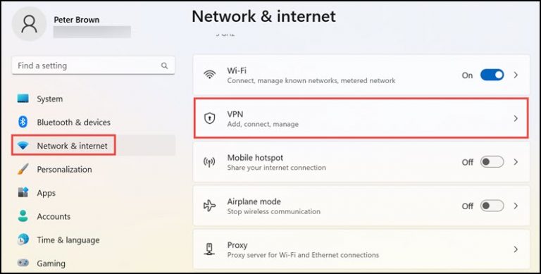 How To Use Built-in Windows VPN to Secure Internet Connection?