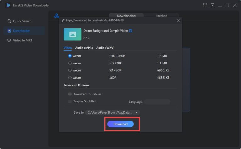 Instant YouTube Downloader for Windows 10 - WindowsChimp