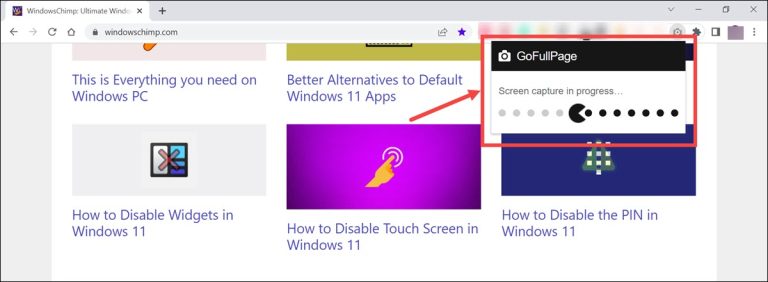 How to Take Scrolling Screenshots in Windows 11 - WindowsChimp