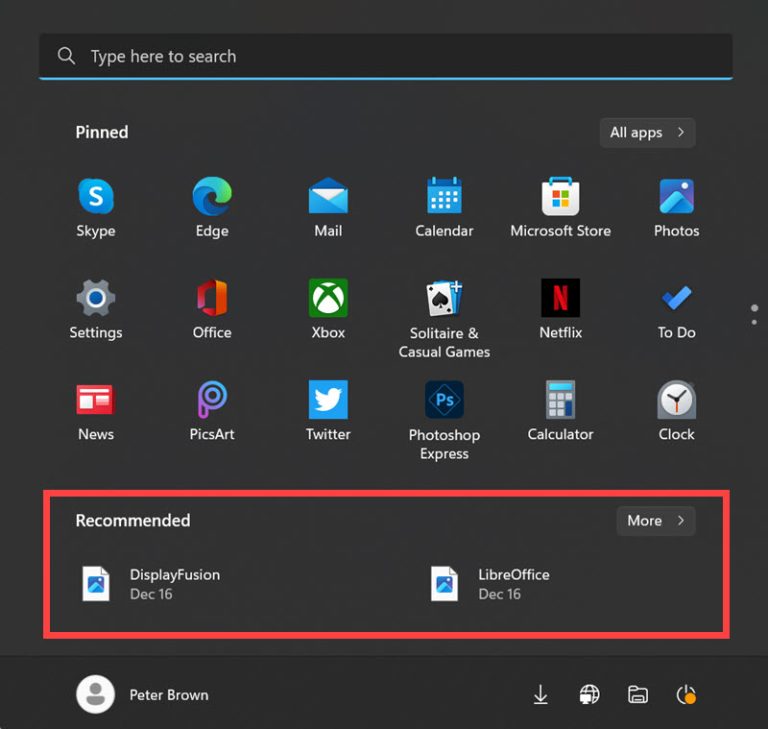 How to Remove Recommended from Start Menu in Windows 11